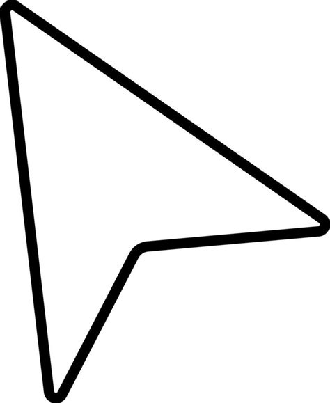 Cursor Icon In Black And White Color 24934912 Vector Art At Vecteezy