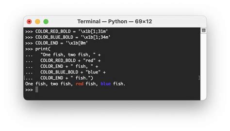 Simple Terminal Colors