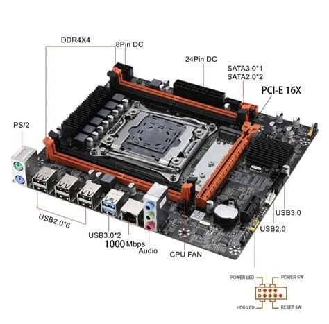Комплект X99 Xeon E5 2670v3 16gb Ddr4 X99h V1 41 Lga2011v3 4 500