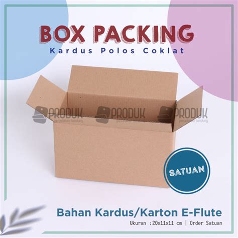 Jual BOX KARDUS Baru X X Cm DUS PACKING E FLUTE Kardus Karton Box Kab Bandung