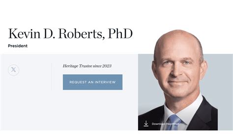 Kevin Roberts And Project 2025 How One Man Plotted A Hostile Takeover Of Our Government