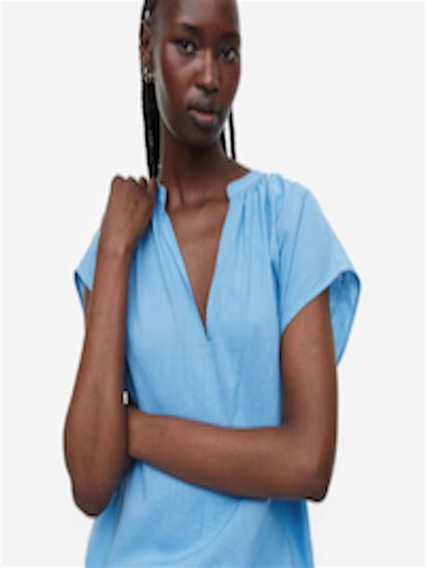 Buy Handm V Neck Blouse Tops For Women 23517482 Myntra