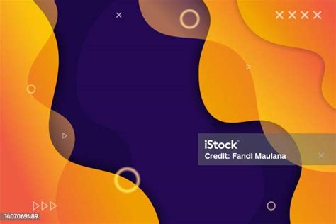 추상 유체 현대 배경 프리미엄 동적 다채로운 오렌지 그라디언트 보라색에 3차원 형태에 대한 스톡 벡터 아트 및 기타 이미지 3차원 형태 가리기 개념 Istock