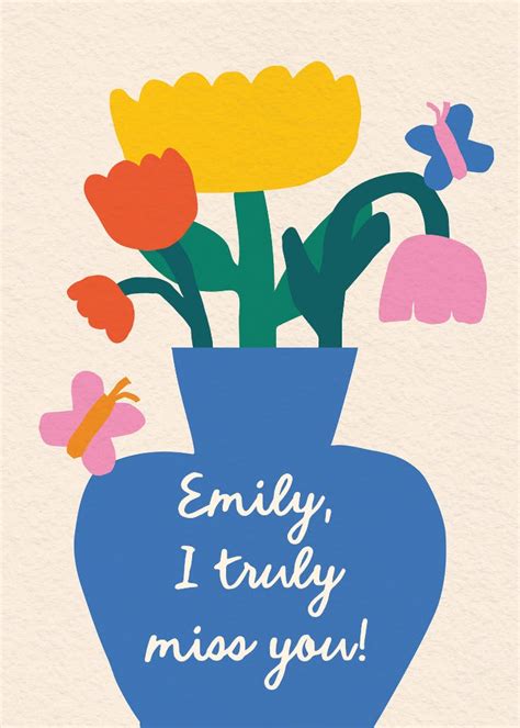 Free Printable And Online Miss You Cards Greetings Island