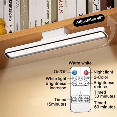 Magnetic Led Light Desk Lamp Usb Charging Touch Sensor Wall Lamp