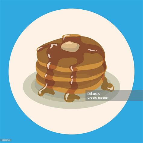팬케이크의 테마 요소를 2015년에 대한 스톡 벡터 아트 및 기타 이미지 2015년 그릇 꿀 Istock