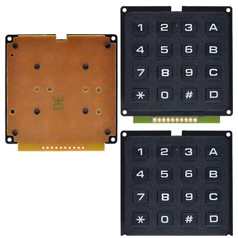 3 Pcs 16 Key Keyboard Modules Matrixes Array Modules Keyboard