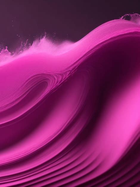 Premium Photo Beautiful Pink Waves