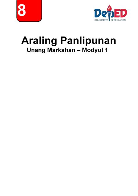 Ap Q Mod Katangiang Pisikal Ng Daigdig Final Araling