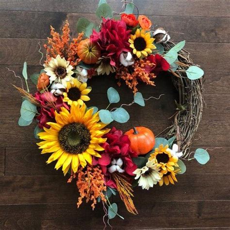How To Make A Wreath With Sunflowers 5 Easy Diy Ideas And Tutorials