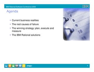 IBM Rational Software Conference Process Project And Portfolio Management Track Keynote