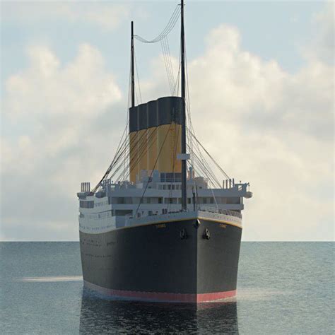 RMS Titanic D Model Unknown Ds C D Fbx Lwo Ma Obj Max Free D