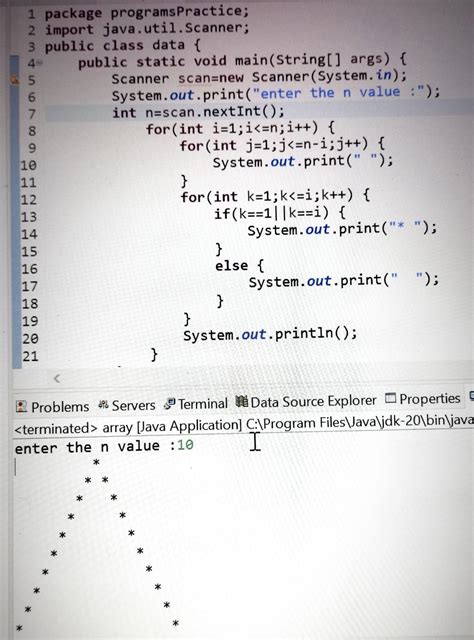 How To Create A Pyramid Pattern Using Java Nagipogu Suneel Posted On