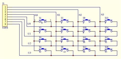 Stm32cubemx驱动4x4键盘模块 知乎