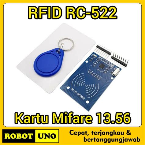 jual rfid rc522 reader and writer header and keychain mifare 13 56 shopee indonesia