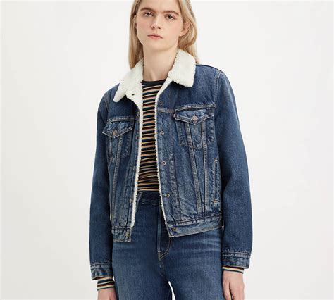 Original Sherpa Trucker Jacket Blue Levis® De