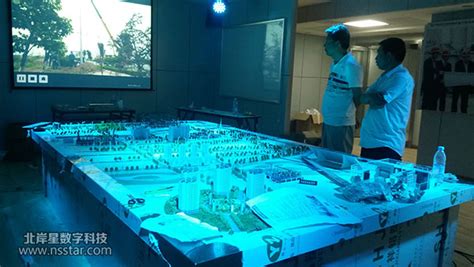 陕西省富平县电力展厅 重庆北岸星数字科技有限公司 重庆多媒体 沙盘多媒体 展览展厅多媒体 沙盘灯光iPad控制 弧幕球幕地幕 360全息投影