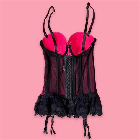 Pink Lace Corset Top Gem
