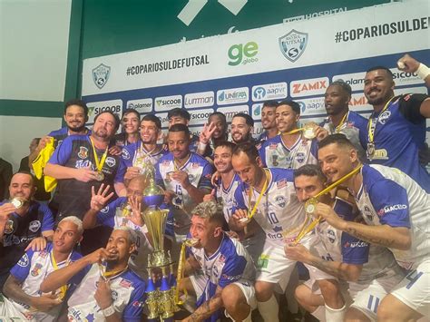 Mendes vence Três Rios e é tricampeã da Copa Rio Sul de Futsal