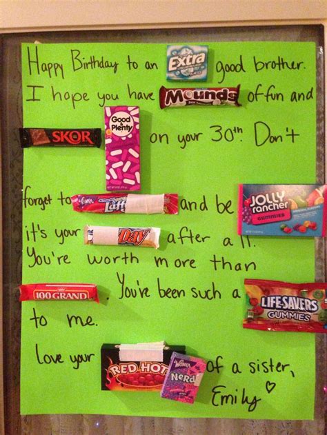 35 Best Images About Birthday Candy Poster On Pinterest Candy Bar