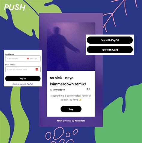PUSH.fm - Pay Links: sell your music through your own link - RouteNote Blog