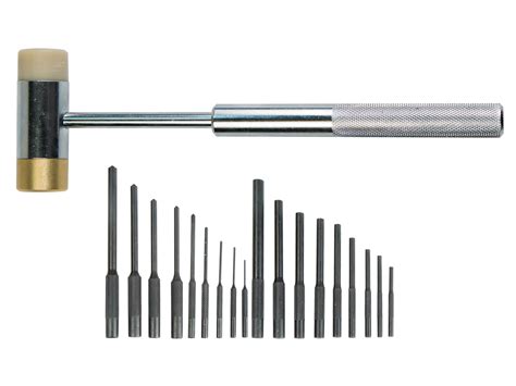 Wheeler Master Roll Pin Punch Set