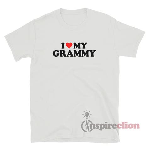 I Love My Grammy T Shirt Womens Or Mens