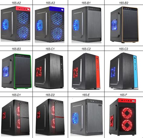 Atx/micro Atx Desktop Computer Pc Case/casing Cabinet Tower,With Fans ...