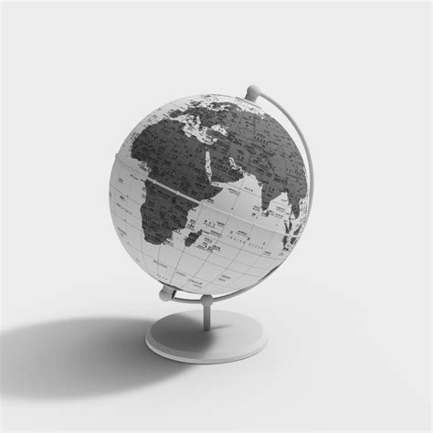 3d Globe Model Lifelike And Versatile For Any Scene
