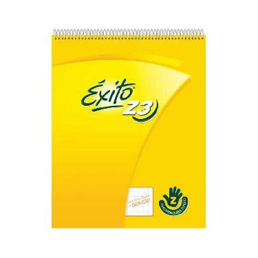 Librería San Pablo Cuaderno con Espiral Exito Z3 Para Zurdos 19x24
