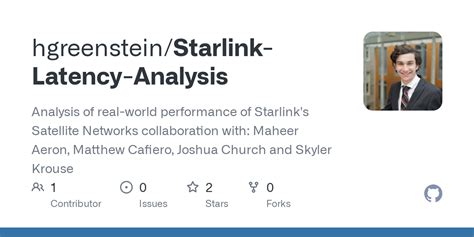 Github Hgreensteinstarlink Latency Analysis Analysis Of Real World Performance Of Starlinks