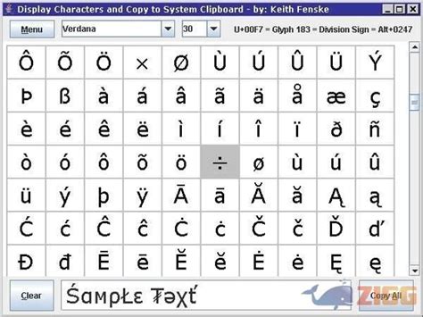 Download Character Map Java Zigg
