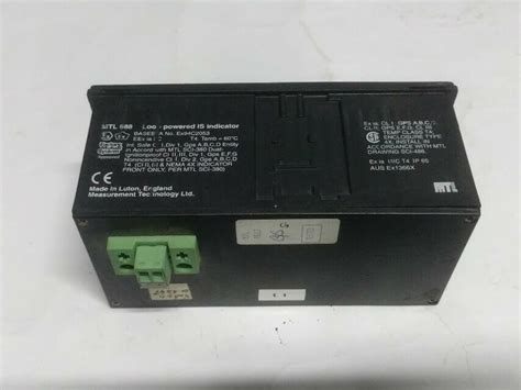 Mesurement Technology Ltd Mtl688 Loop Powered Is Indicator Mtl 688 Industrial Sol Pte Ltd