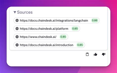 answer sources chaindesk ai connect custom data to large language