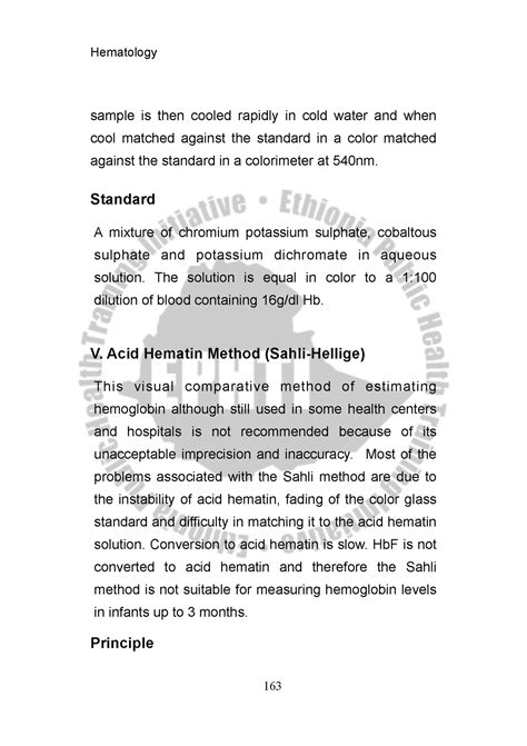 Hematology 171 175 Hematology Lecture Notes By Yared Alemu Alemayehu
