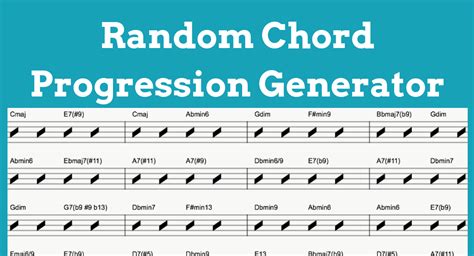 Guitar Chord Progression Generator