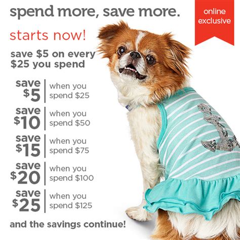 Petco Promo Code For 5 Off Every 25 You Spend On Pet Supplies Woof