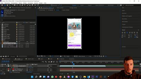 after effects에서 3d 휴대폰 사용자 지정하기