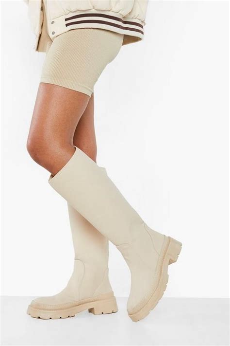 Knee High Rubber Boots Boohoo Usa