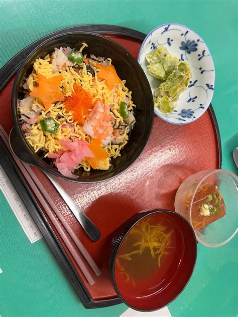小田原福祉会潤生園 On Twitter 今日は七夕ですね🎋特別養護老人ホーム潤生園の昼食も七夕の特別メニューでした！施設長の検食を勝手