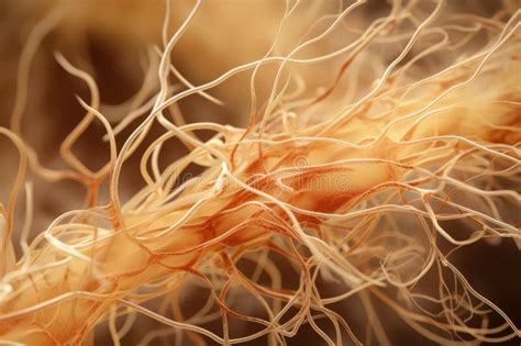 Intricate Fibrous Structure In Abstract Organic Design Stock Illustration Illustration Of