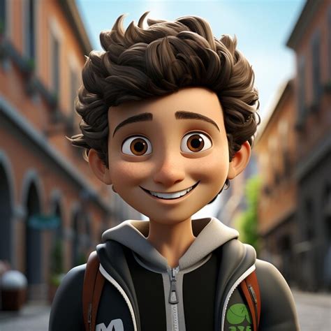 Premium Ai Image 3d Cartoon Illustration Of Massimo