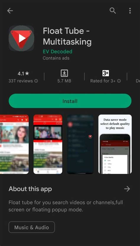 How To Enable YouTube Floating Window To Use Youtube Picture In Picture Without Premium