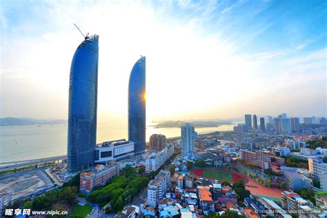 双子星摄影图 建筑摄影 建筑园林 摄影图库 昵图网