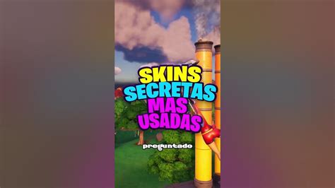 Top Skins Secretas Mas Usadas Fortnite Shorts Youtube