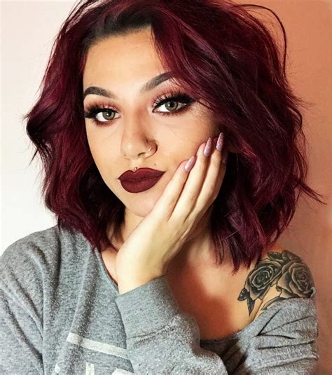 Ninja Cosmico Edgy Hair Color Hair Color Burgundy Edgy Hair