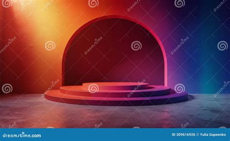 Large Round Object On Cement Floor Stock Photo Image Of Solid Geometric