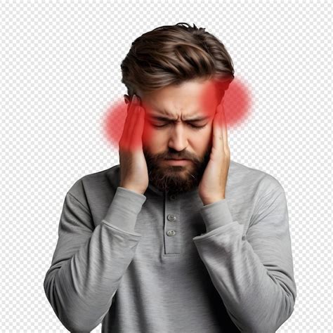 A Man With A Beard And A Red Spot On His Face Premium Ai Generated Psd
