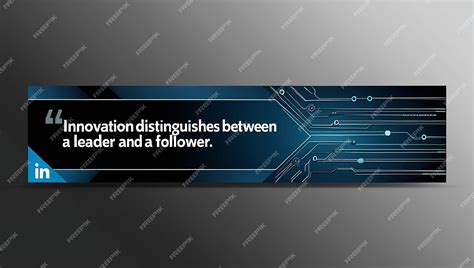 Professional Linkedin Banner Modern Design Premium Ai Generated Image