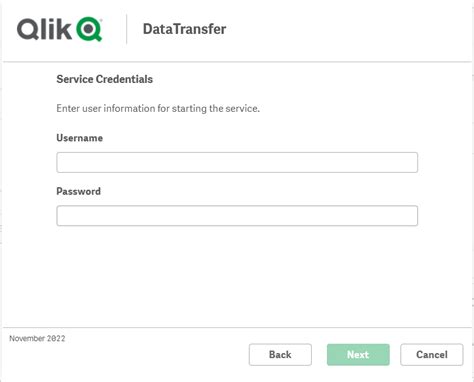 Solved Qlik Data Transfer What Are Service Credentials Qlik